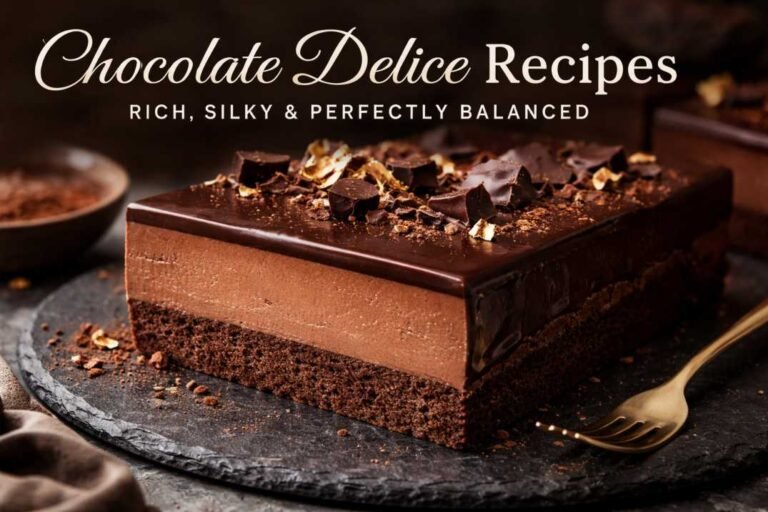 Chocolate Delice Recipes – Rich, Silky and Perfectly Balanced - Daily ...